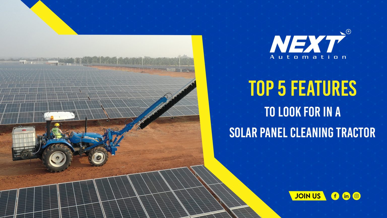 Top 5 Features to Look for in a Solar Panel Cleaning Tractor - Solar ...